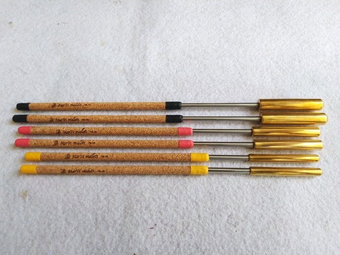 BRASS CORK SET (T-03) :: MarVi mallets